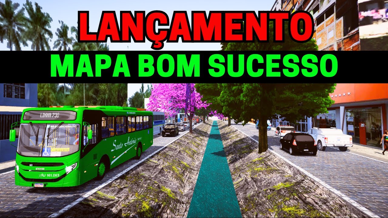 🔴Gameplay Novo Mod Mapa Bom Sucesso | Proton Bus Simulator | PBSU ...
