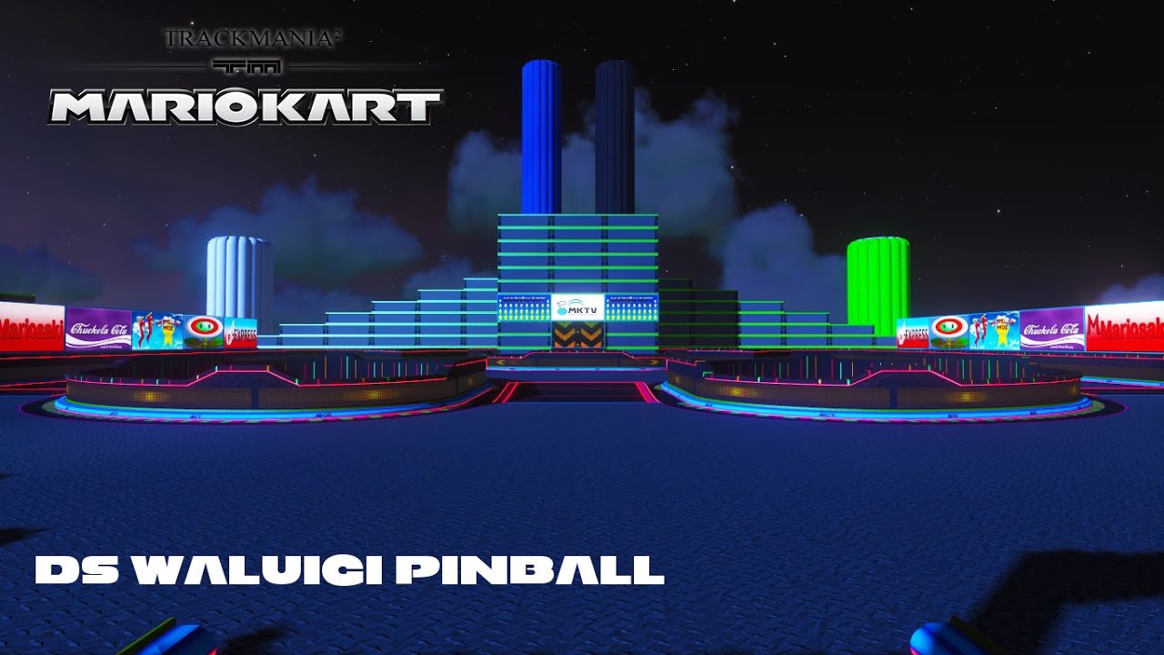 Mario Kart TrackMania- DS Waluigi Pinball (older version) - YouTube