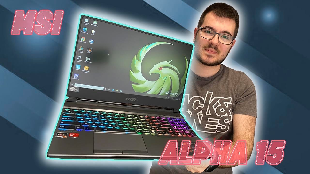 MSI Alpha 15 ⚡️ Portátil GAMER full AMD 7nm ⚠️ R7 4800H + RX 5600M 😱 ...