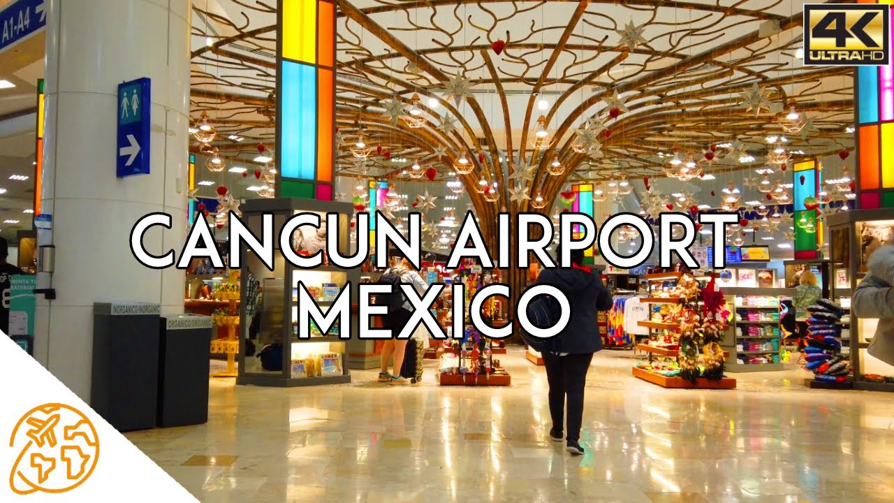 Cancun International Airport Mexico CUN Cancun Aeropuerto - YouTube