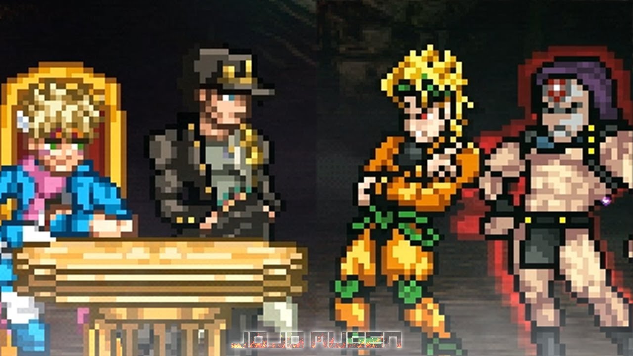 Jotaro and Caesar Zeppeli VS Dio and Kars - YouTube