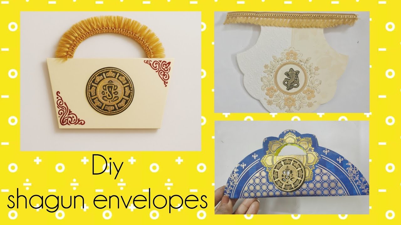 Shaadi ke Card Se Bananye Royal Shagun Envelope | Wedding & Festive ...