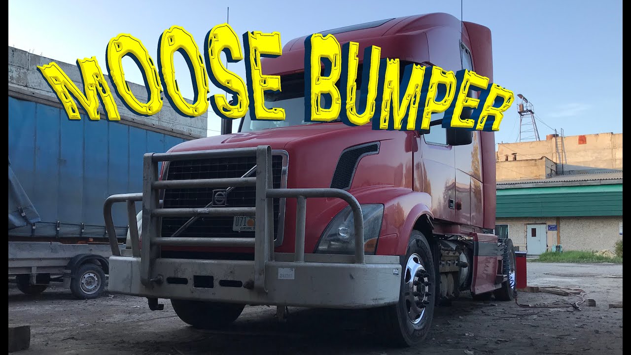 Moose bumper volvo vnl - YouTube