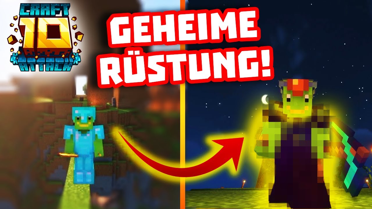GEHEIME OP Netherite RÜSTUNG | CraftAttack 10 - Tag 3 - YouTube