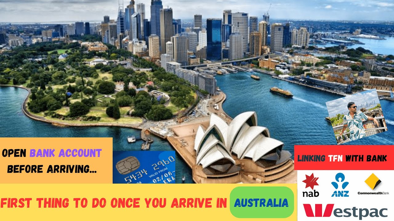 Open Bank Account before arriving in Australia🔴Link Tax File Number(TFN ...