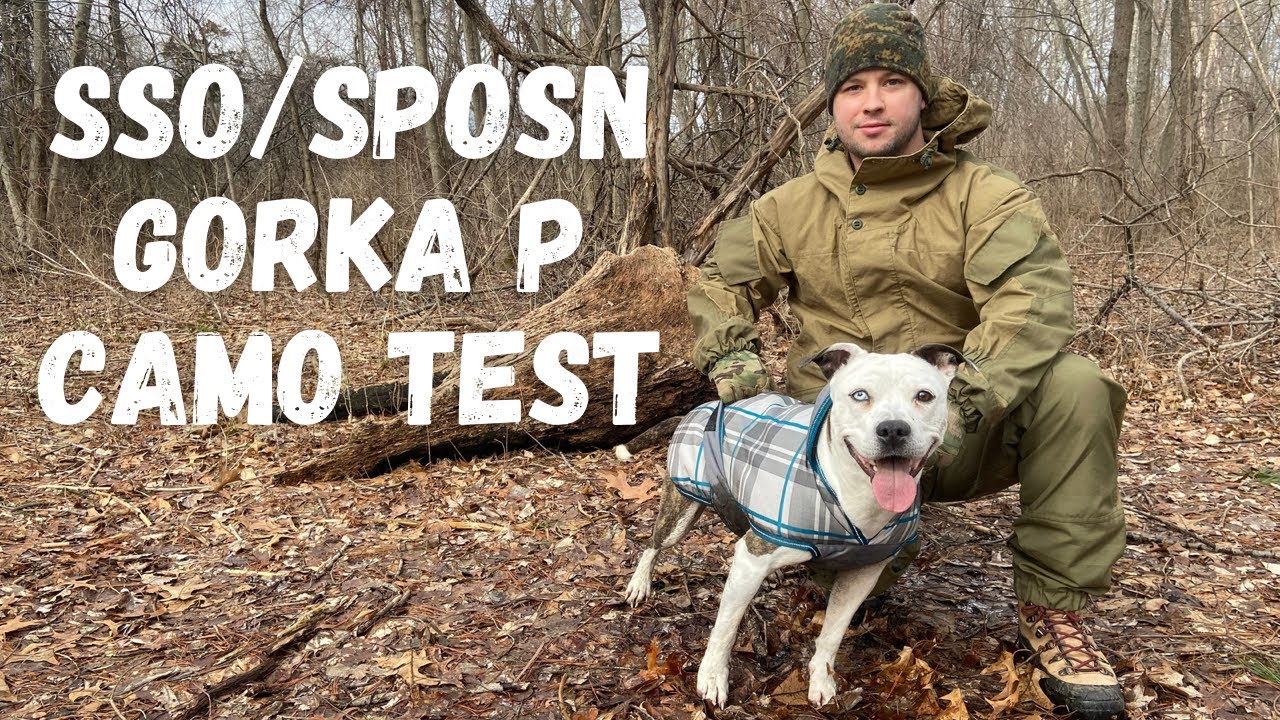 SSO/SPOSN Gorka P camo test - SSO/SPOSN Gorka Suit - YouTube