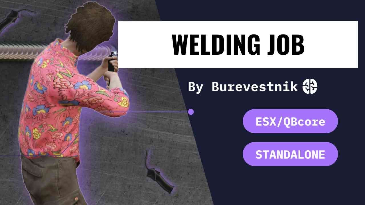 GTA 5 | Welding job system | FiveM | ESX | QBCore | Standalone - YouTube