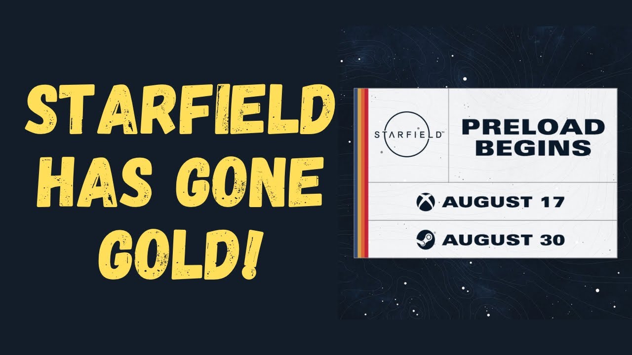Starfield Has Gone Gold - More Than Just Skyrim In Space - YouTube