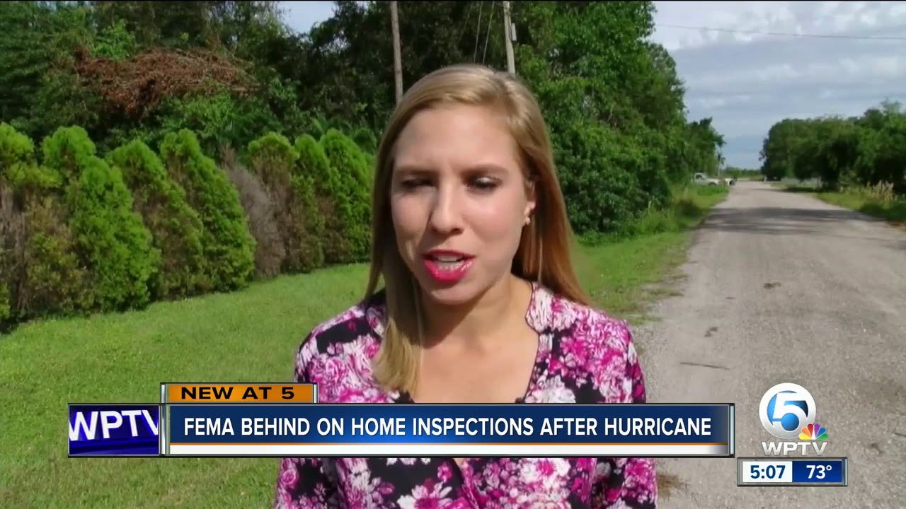 FEMA behind on home inspections after hurricane - YouTube