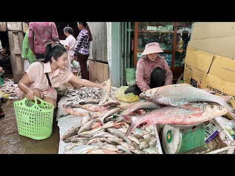 Country chefs: Raining day at my market place - Village market tour and cooking