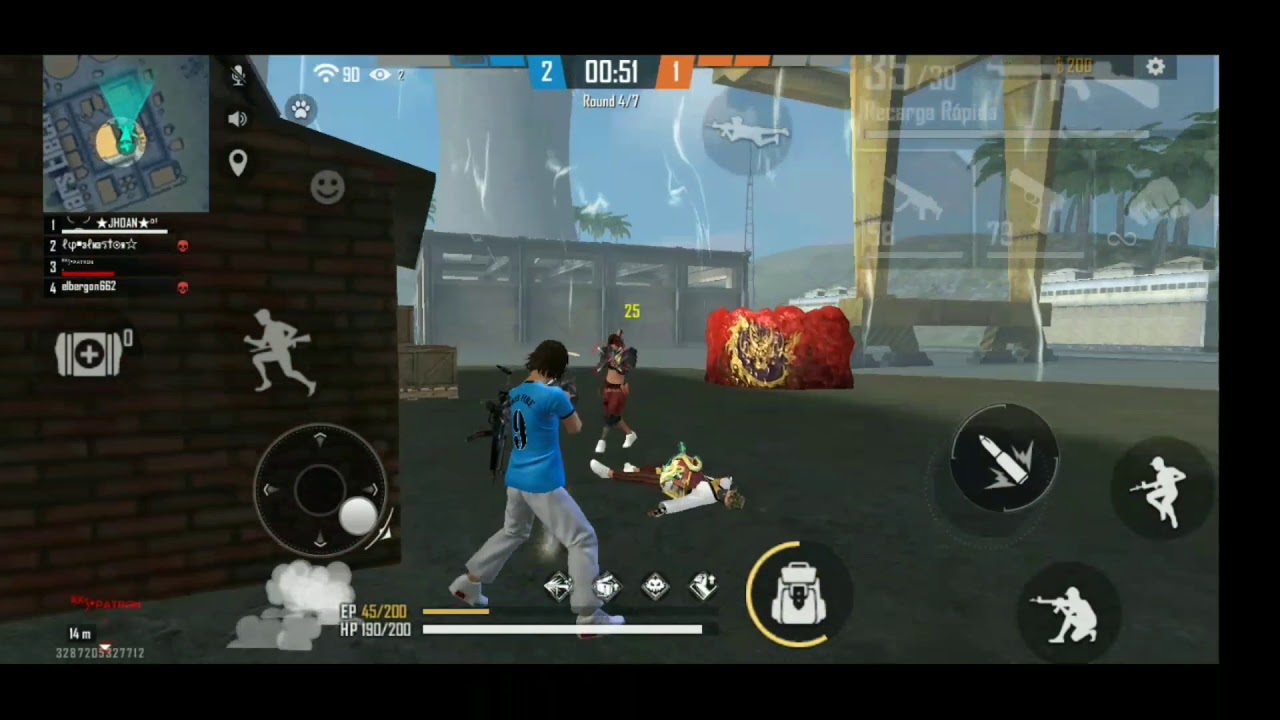 NUEVO BUG PARA SALIR DEL CUADRO ROJO EN FRE FIRE "CON LA NUEVA SKIN DE ARMA" - YouTube