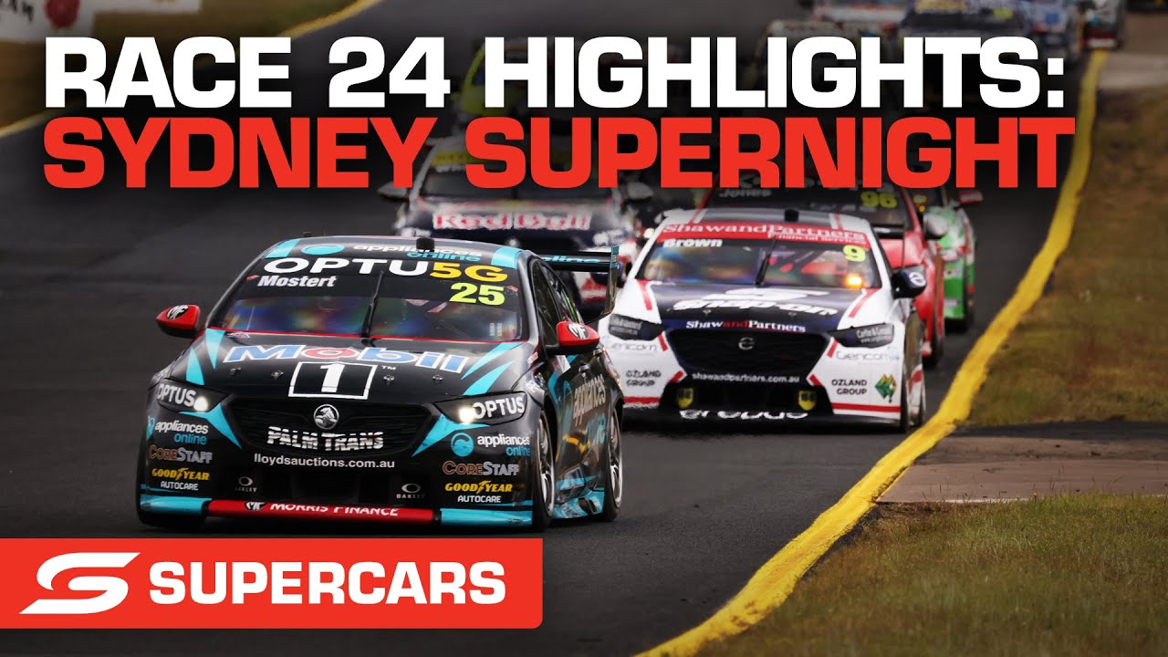 Race 24 Highlights - Armor All Sydney SuperNight | Supercars 2021 - YouTube
