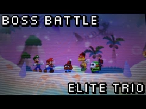 Mario & Luigi: Dream Team Bros. - Boss Battle - Elite Trio - YouTube