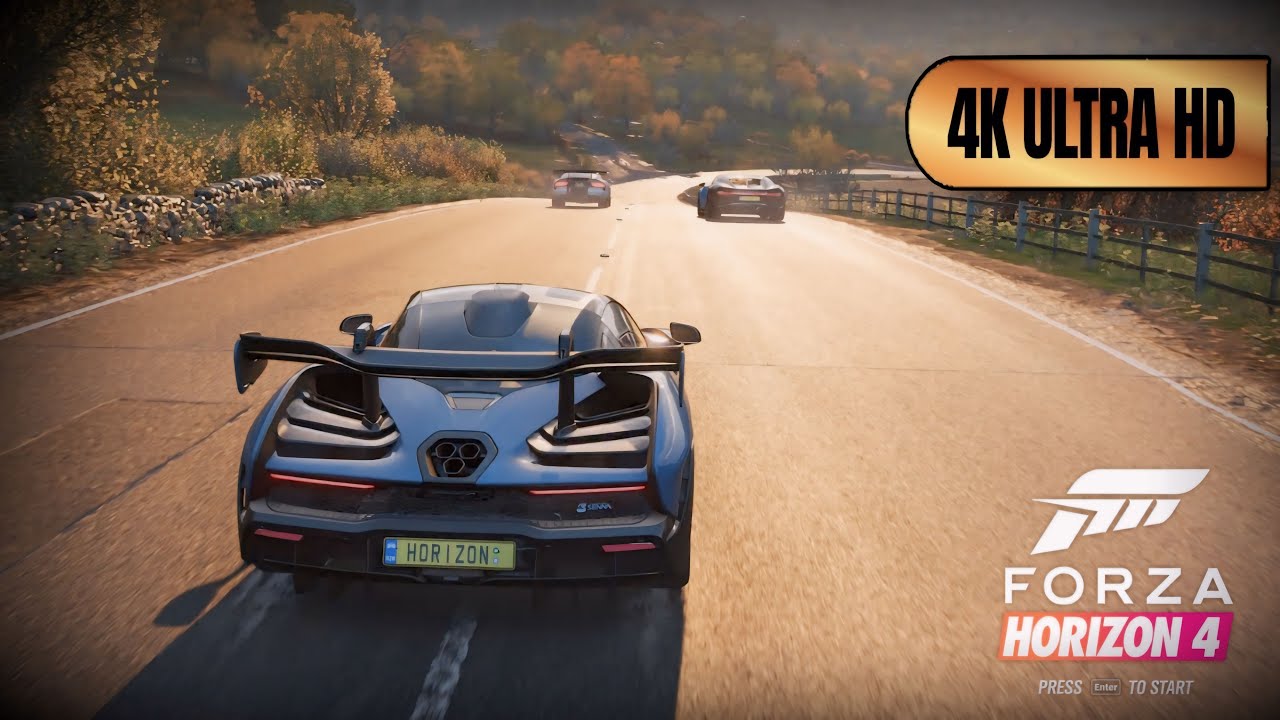 Forza Horizon 4k Gameplay - YouTube