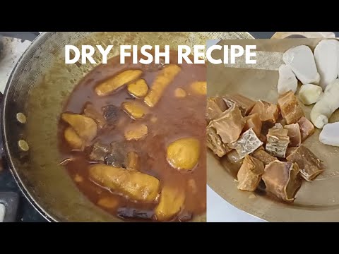 Village style Dry fish recipe | Kingfish recipe | surmayi dry fish ...