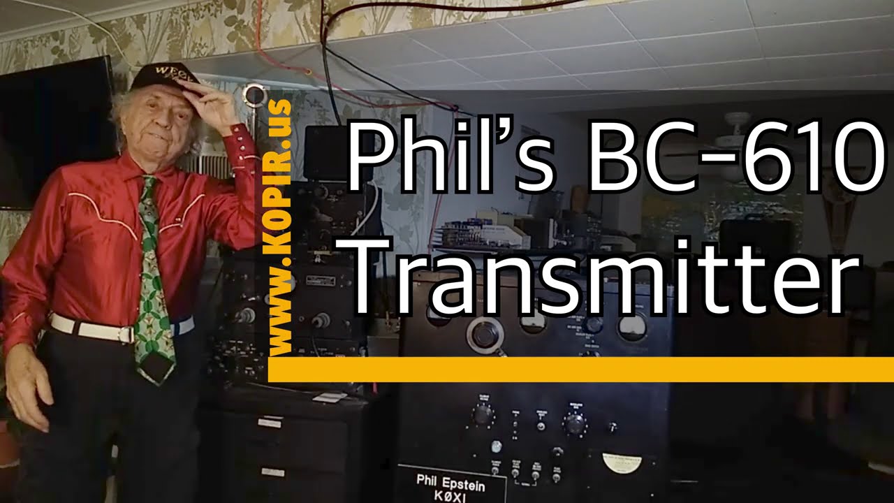 Vintage Ham Radio with the Hallicrafters BC-610 - YouTube