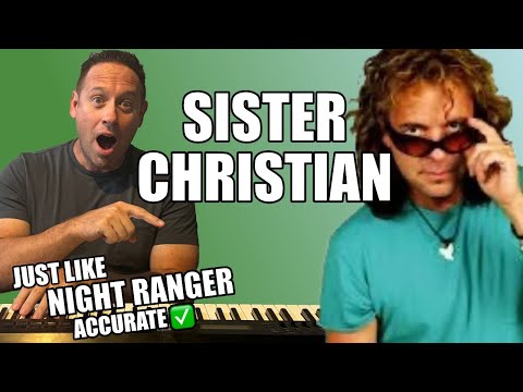 How To Play Sister Christian by Night Ranger Piano Lesson Shawn Cheek ...