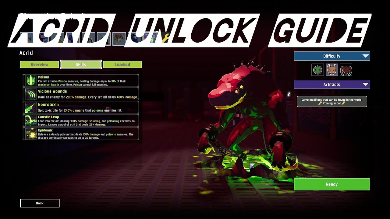 Acrid Unlock Guide: Risk of Rain 2 - YouTube
