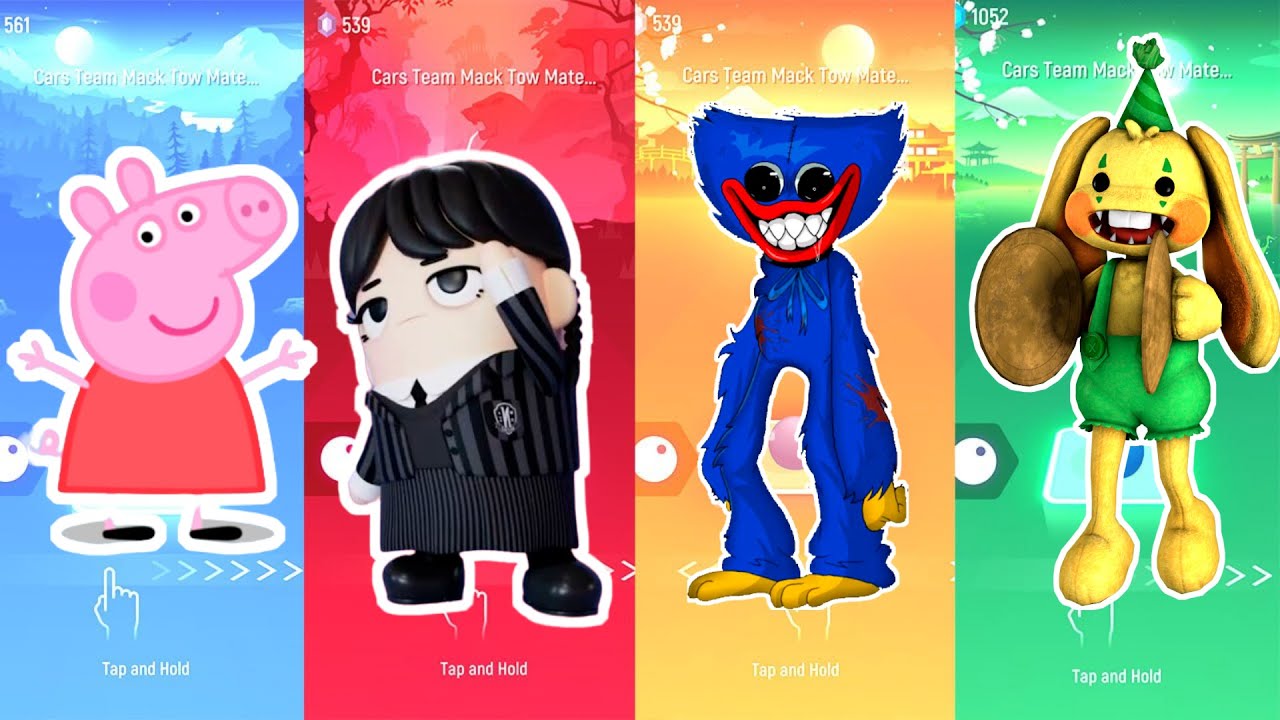 Peppa Pig 🆚 Sigma Wednesday 🆚 Huggy Wuggy 🆚 Bunzo Bunny Poppy Playtime ...