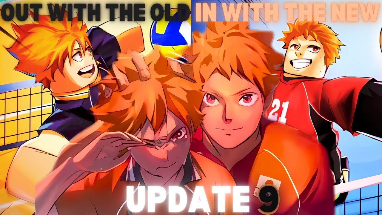 UPDATE 9 + TIMESKIP HINATA SPIN! | Everything New in Roblox Volleyball ...