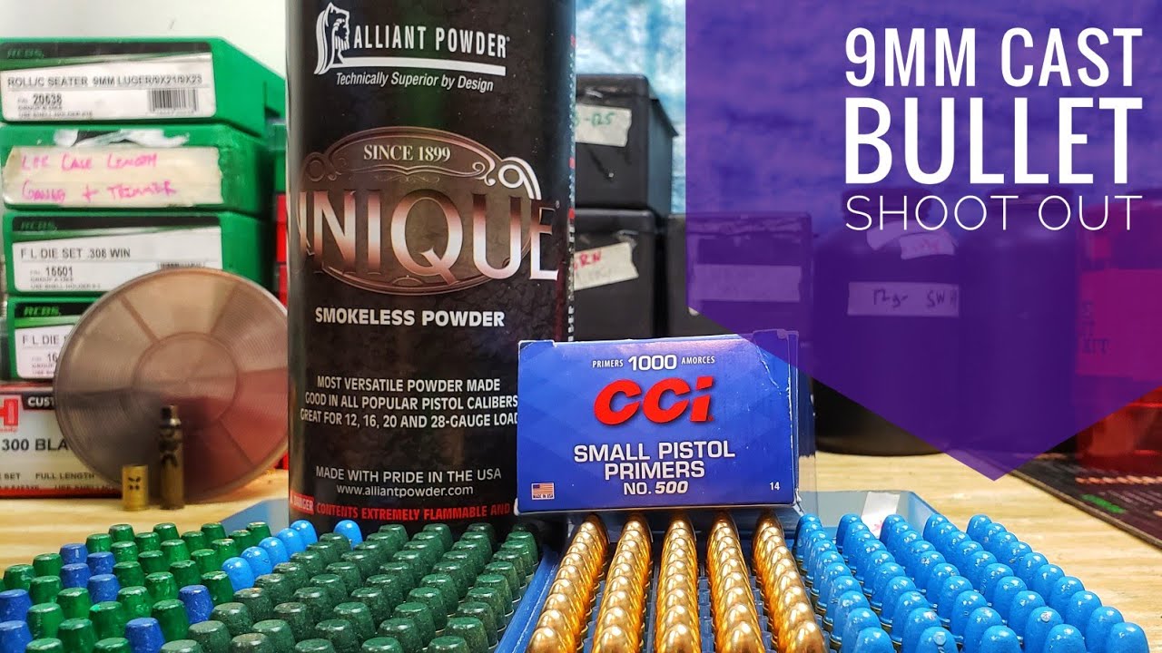 9mm 124gr Cast Bullet Shoot Out - Comparing 3 Lee Molds To FMJs ...