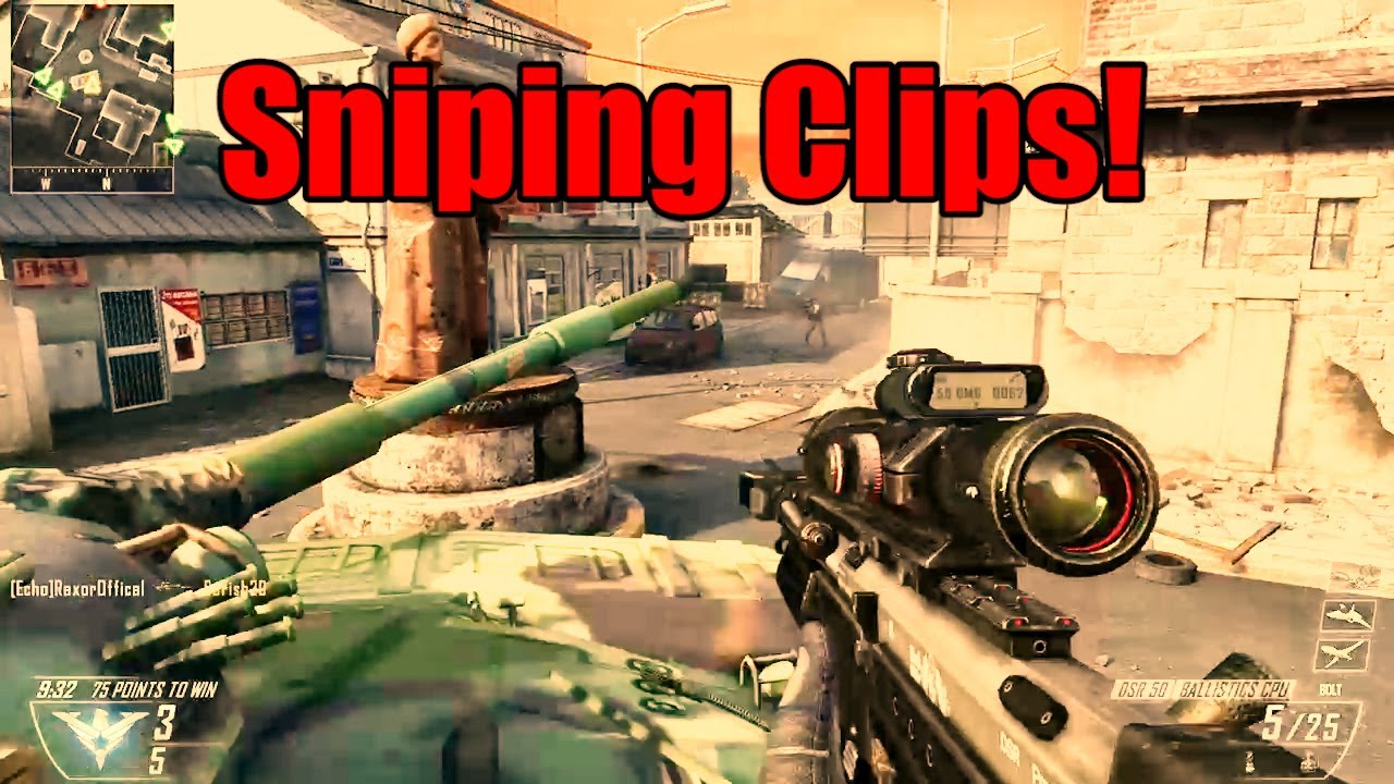COD BO2 Sniping Clips - YouTube