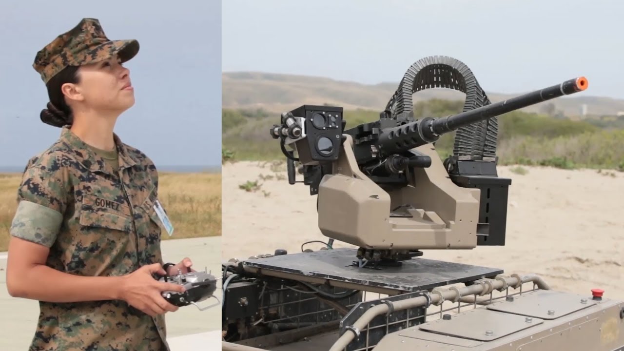 Future Marines could invade enemy beaches with drones and robots - YouTube