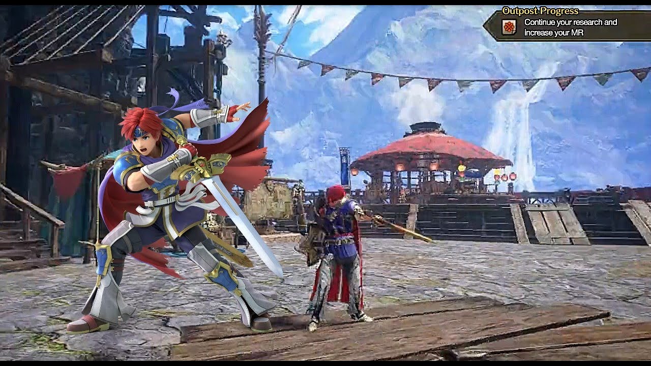 Roy from FE in Monster Hunter Rise Sunbreak - YouTube