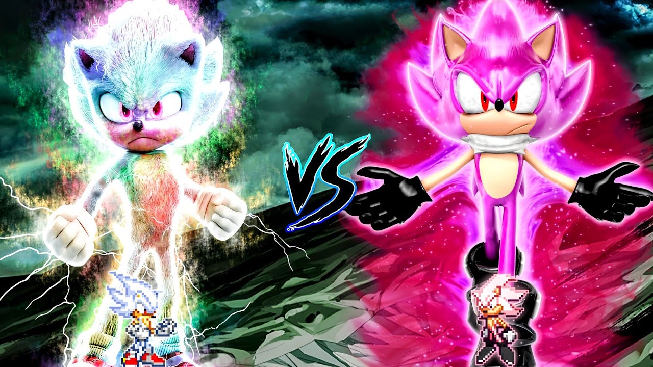 Sonic Chaos V3 OP (all form) Vs Sonic Black V2 OP (all form) in Mugen ...