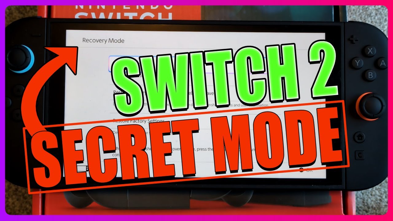 Switch 2 Recovery Mode SECRET! Fix Black Screen, Boot Loop, & More ...