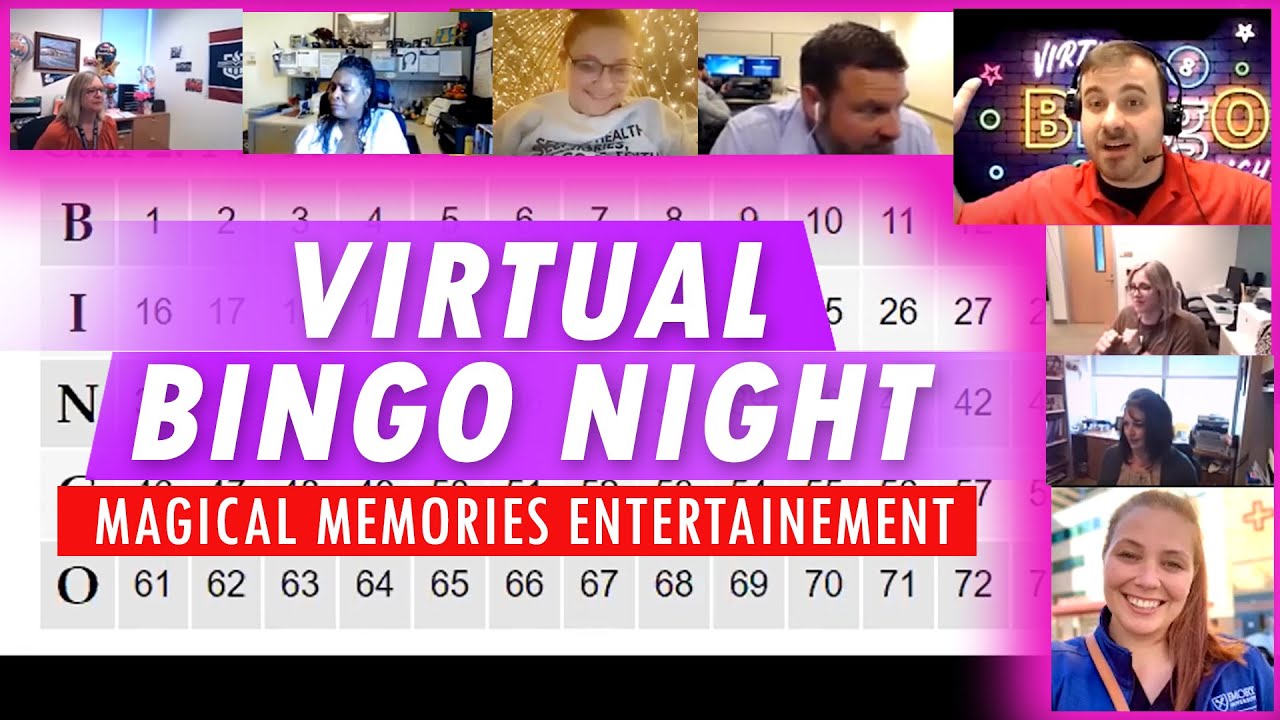 Virtual Bingo Night for a Apartment Complex Social Event - YouTube