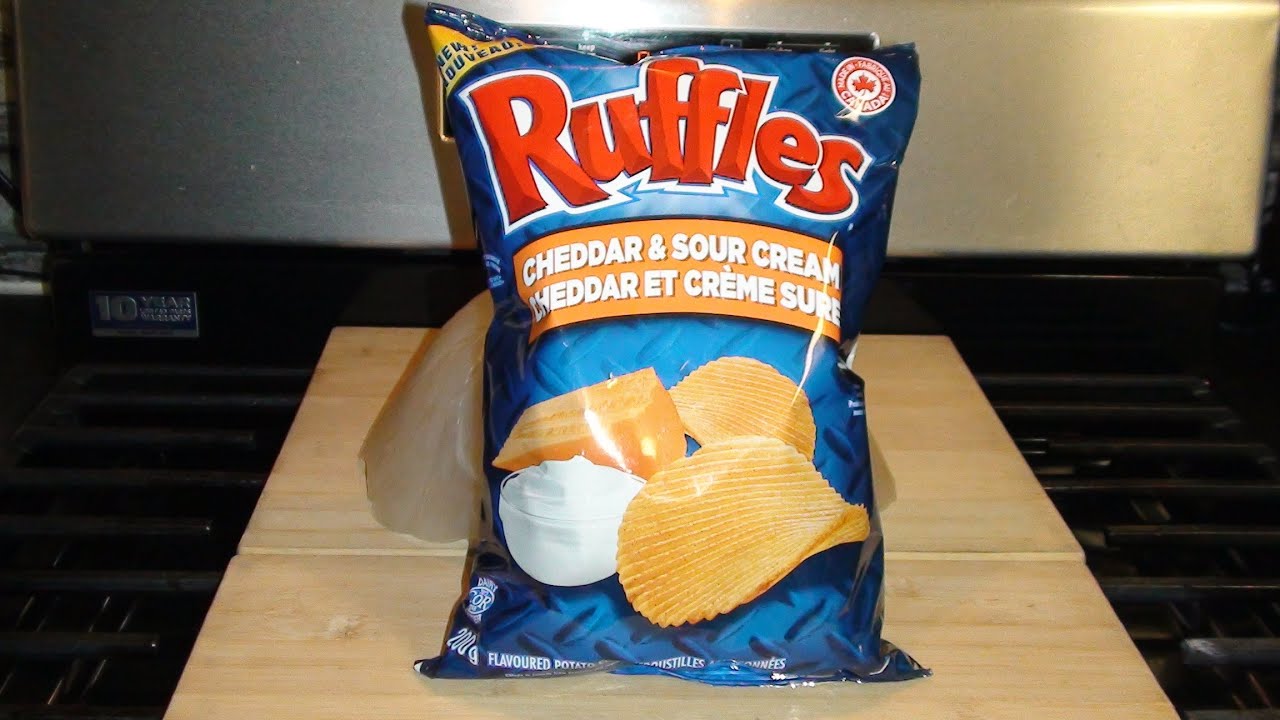 Ruffles Cheddar and Sour Cream - YouTube