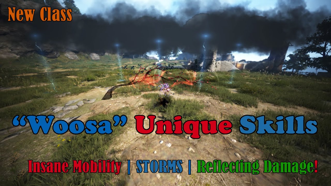 Woosa | Unique Skills Showcase & PvP Gameplay - BDO New Class - YouTube