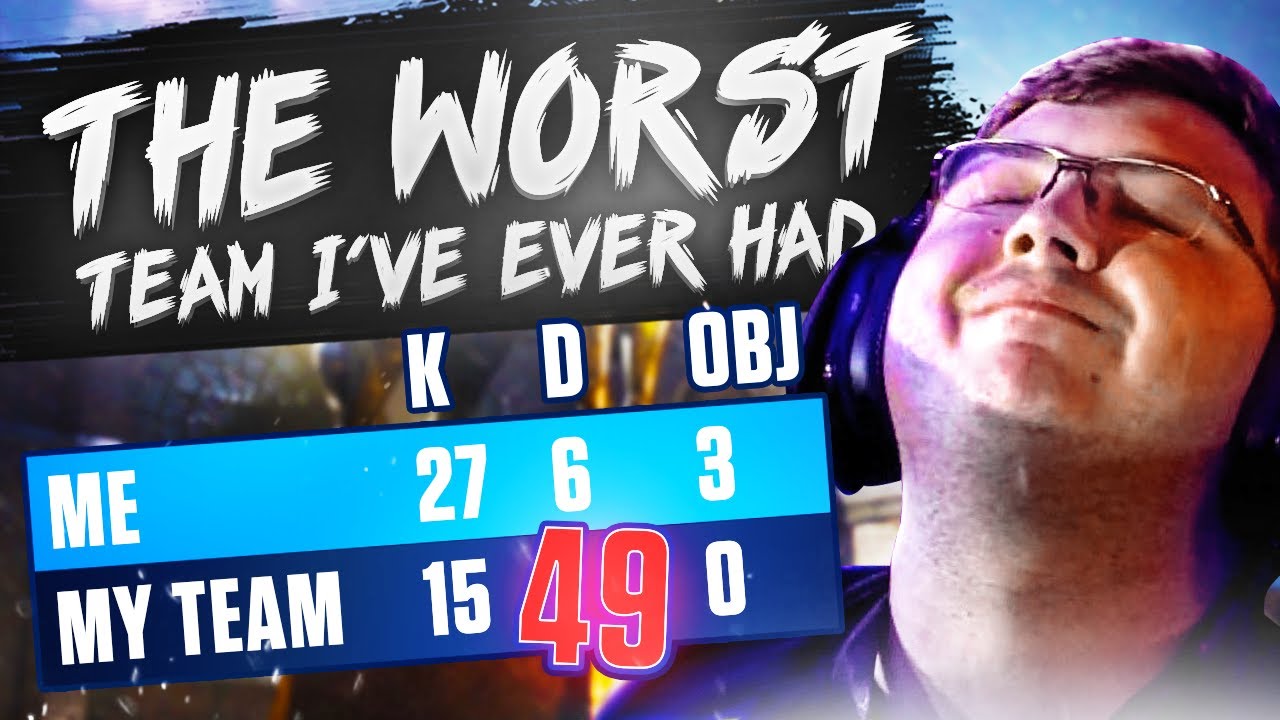 Maybe the WORST TEAM I've ever had... - YouTube