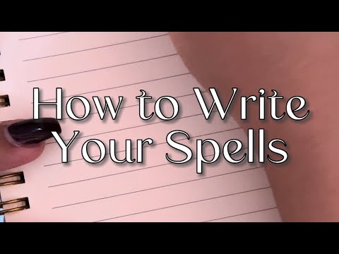 How to write spells, witchcraft, witch tips, protection spells ...