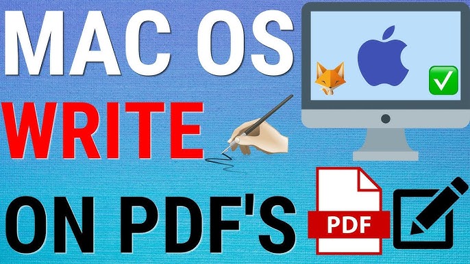 How To Type On A Pdf File Applemac Version Youtube How To Save Any