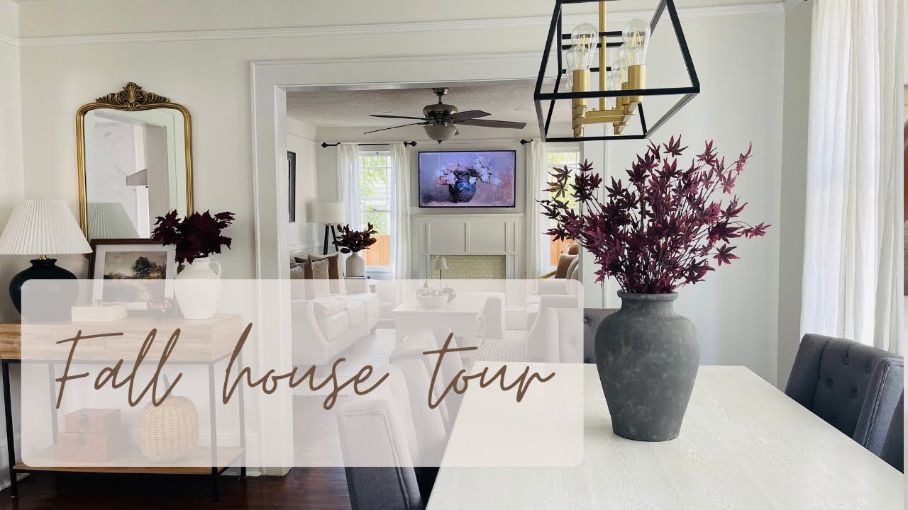 🍁 FALL HOUSE TOUR || COZY FALL DECOR - YouTube