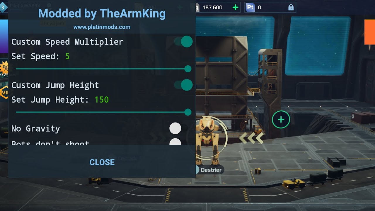 War Robots V8.7.0 mod menu by platinmods - YouTube