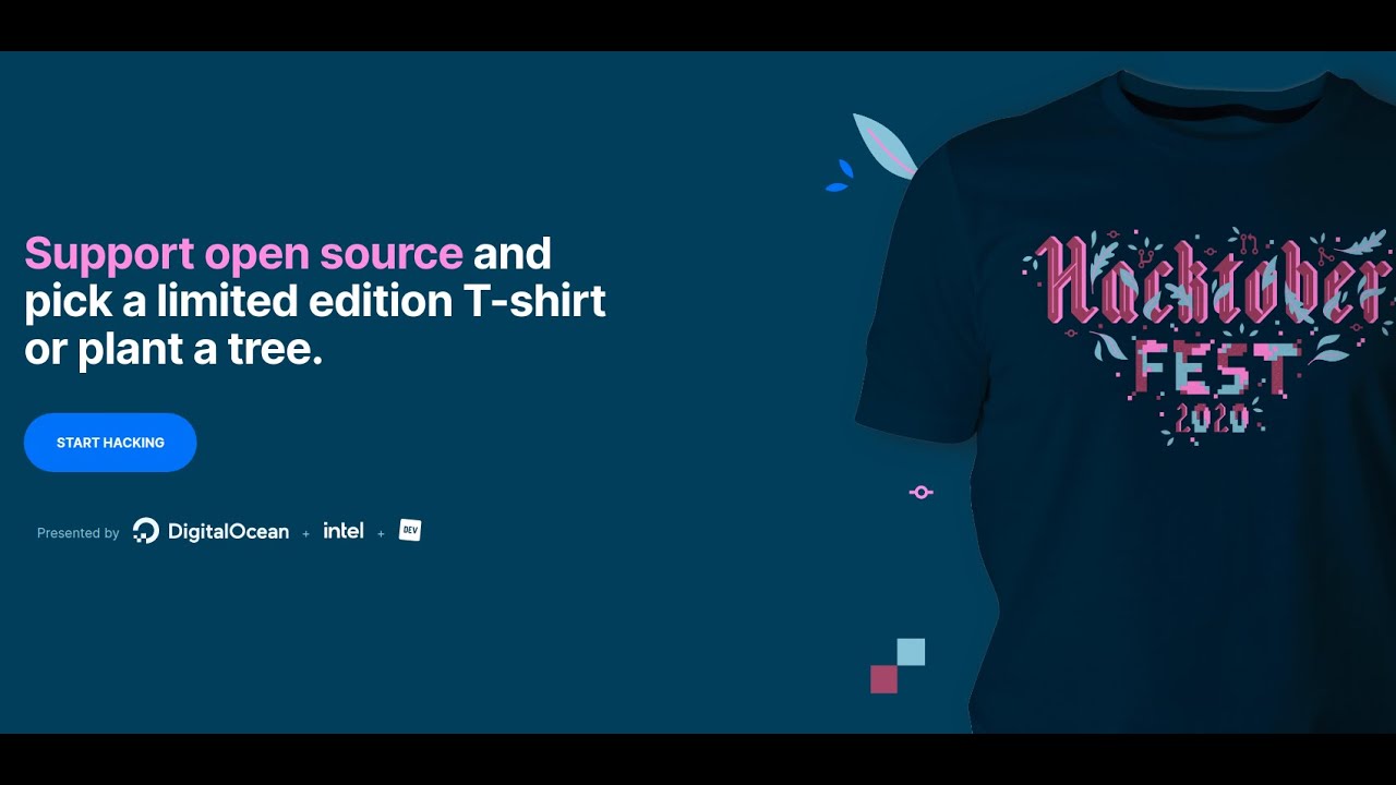 Earn a free T-Shirt - Participate In HacktoberFest 2020 | Learn Git and GitHub | The Easy ...