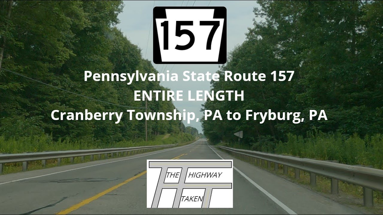Pennsylvania State Route 157 – Entire Length - YouTube