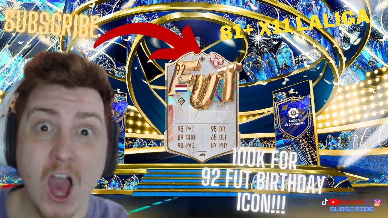 THIS 92 RATED FUT BIRTHDAY ICON SBC IS UNDER 100K! INSANE! LA LIGA 81 ...