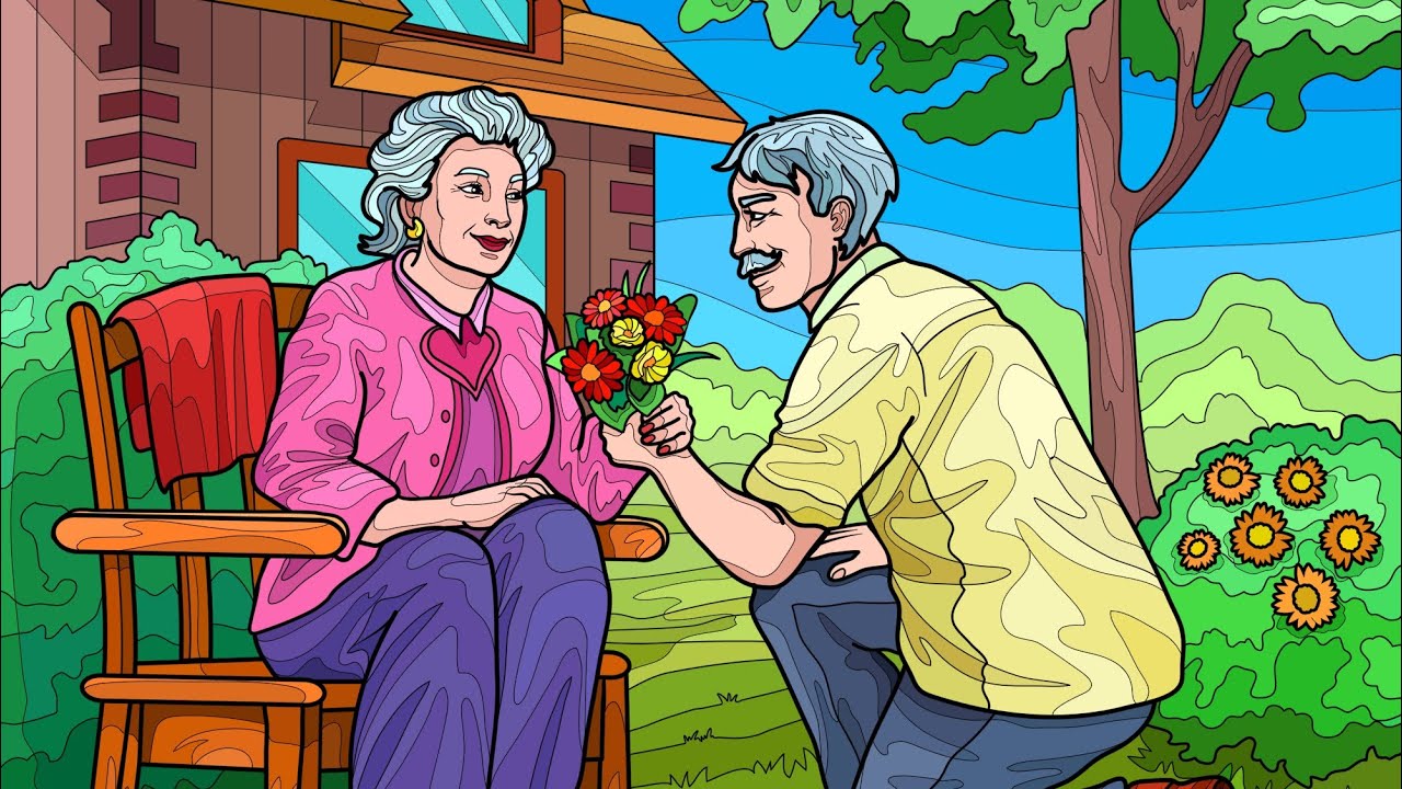 Hey Color app Couple in Love #paintbynumbers #colorwithme #relaxing # ...