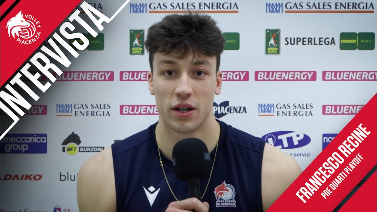 Francesco Recine presenta i quarti Playoff contro Trento | Intervista ...