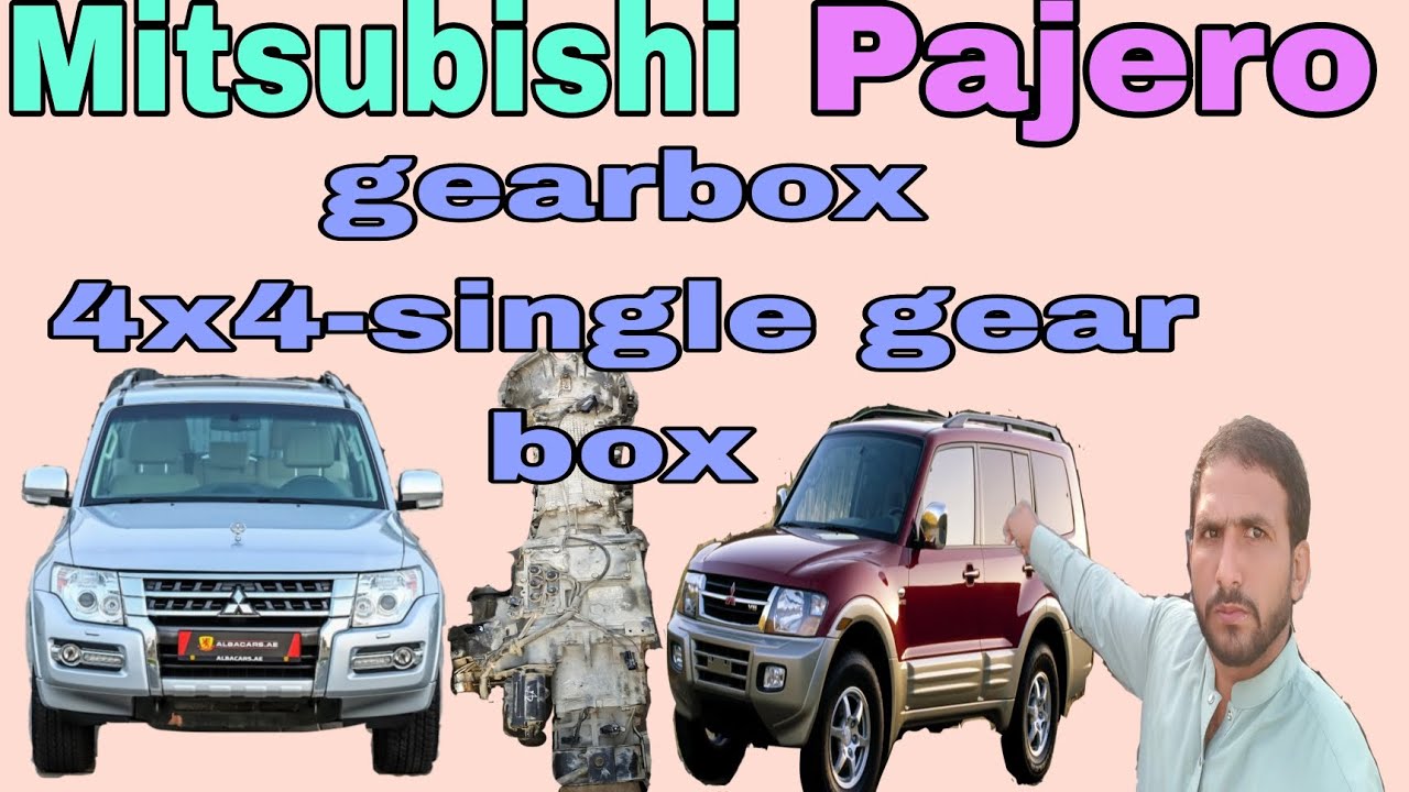 how to Mitsubishi Pajero gearbox 4x4 single gear box - YouTube