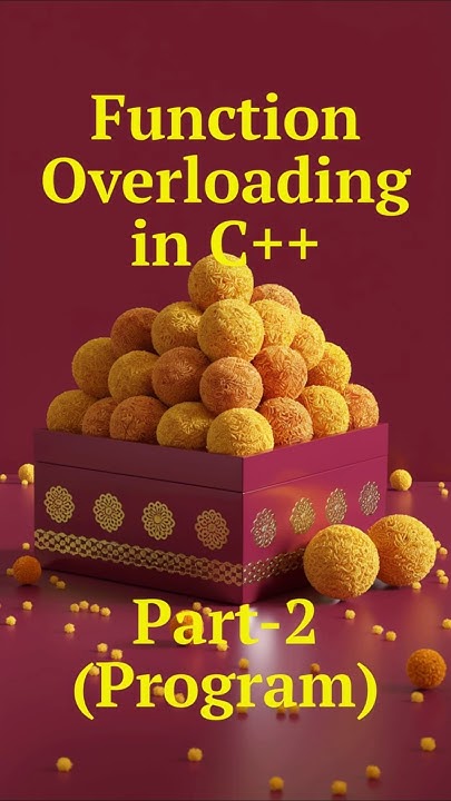 Function Overloading Part 2 Basics Of C Programming Cpp Cpplearning Programming Youtube