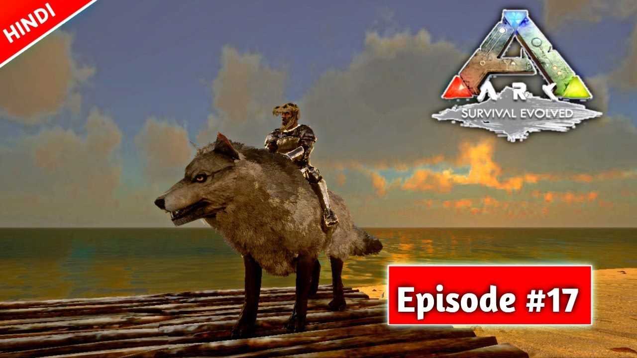 ARK Survival Evolved Mobile : Taming dire wolf 🐺 EP #17 (hindi) # ...