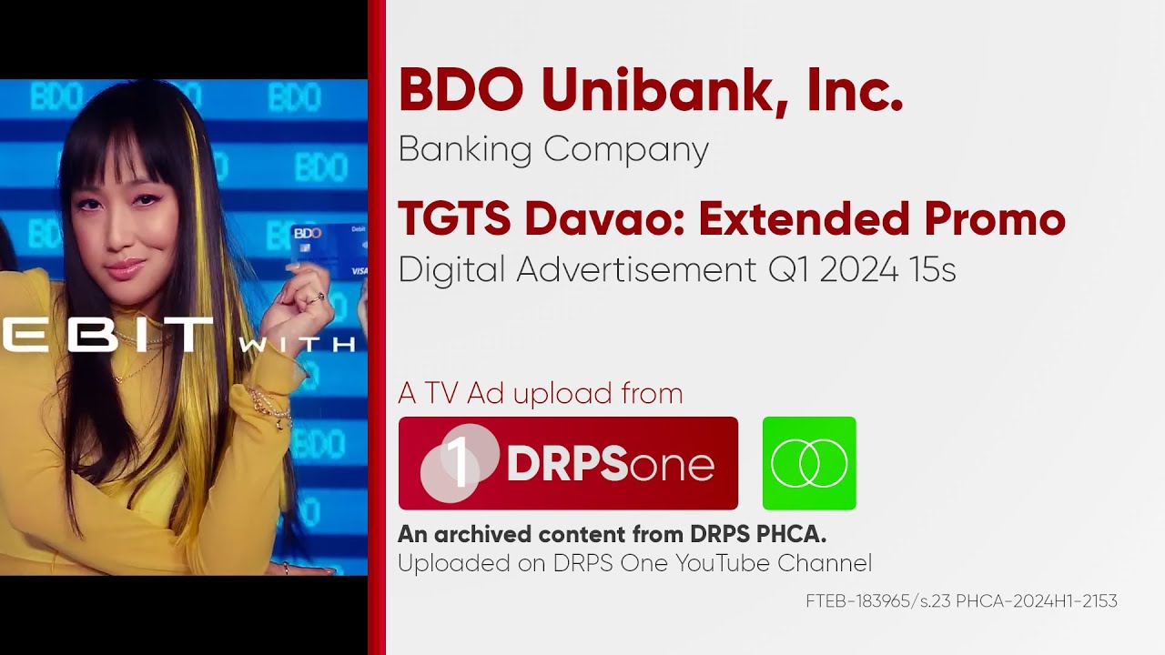 BDO Extended Travel Sale Davao Digital Ad Q1 2024 15s (Philippines) [ST ...