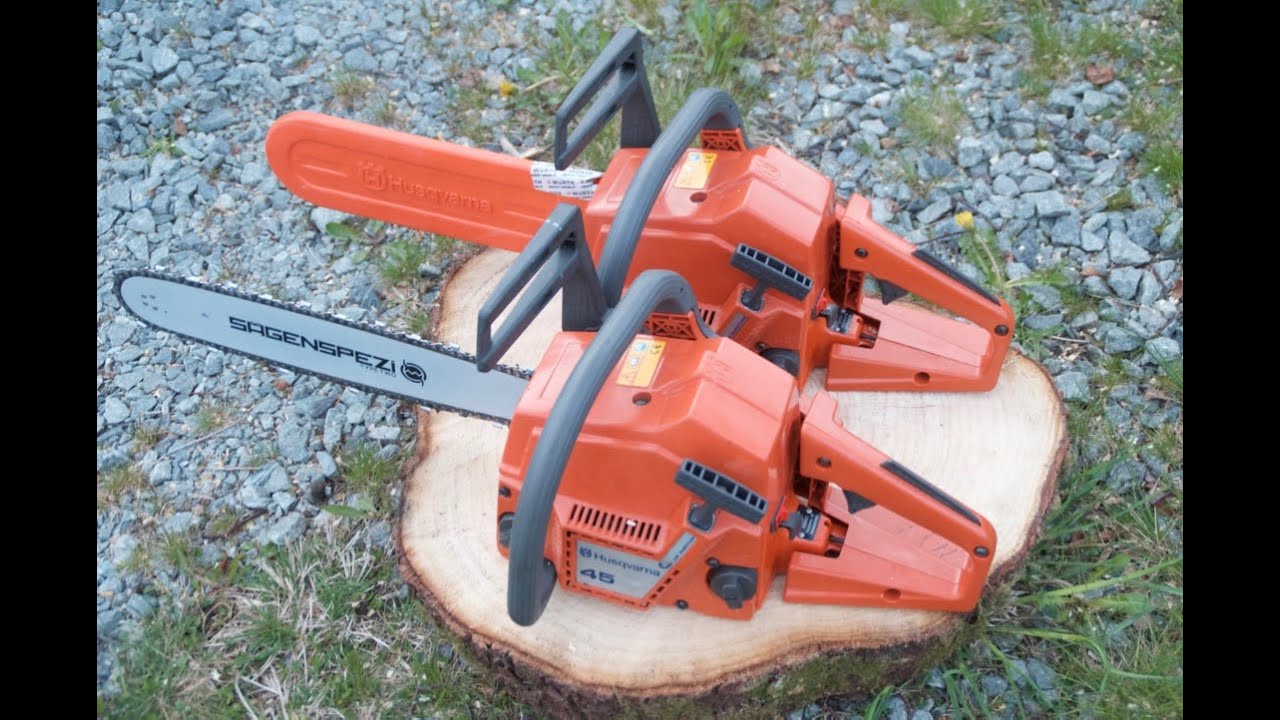 Husqvarna 45 Show Off and some chainsaw talk - YouTube