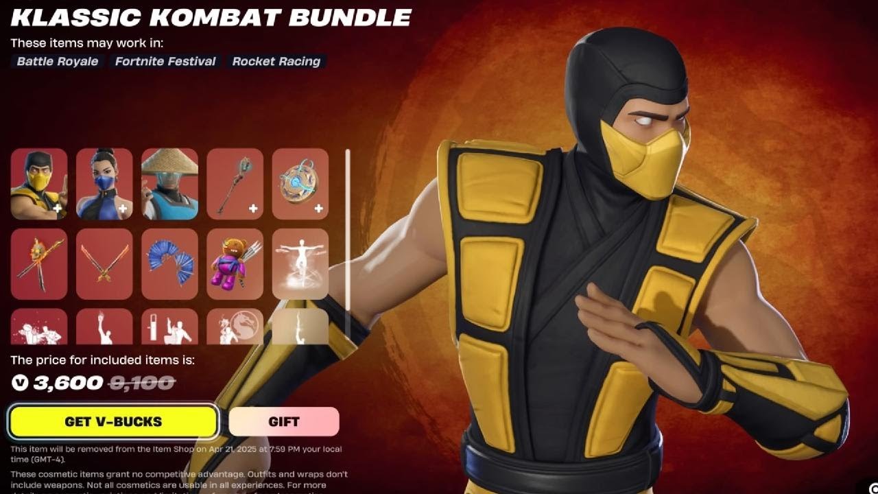 Fortnite Klassic Kombat Bundle - YouTube