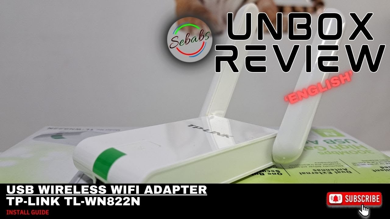 Tp link TL-WN822N UNBOX REVIEW AND INSTALL GUIDE/USER GUIDE - YouTube